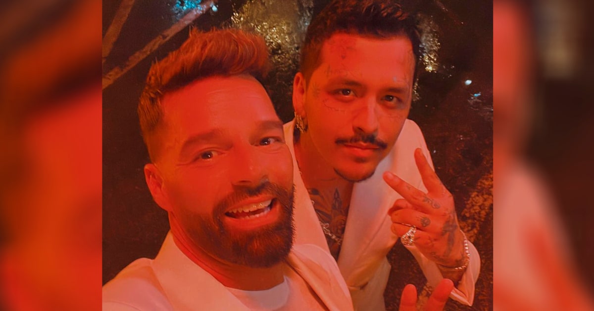 Ricky Martin habla de su colaboración musical con Christian Nodal