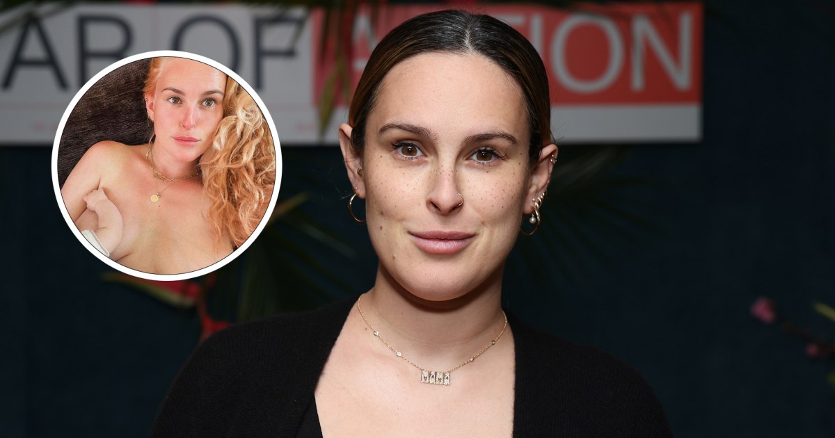 Rumer Willis amamanta a su hija en la playa, tras ser criticada