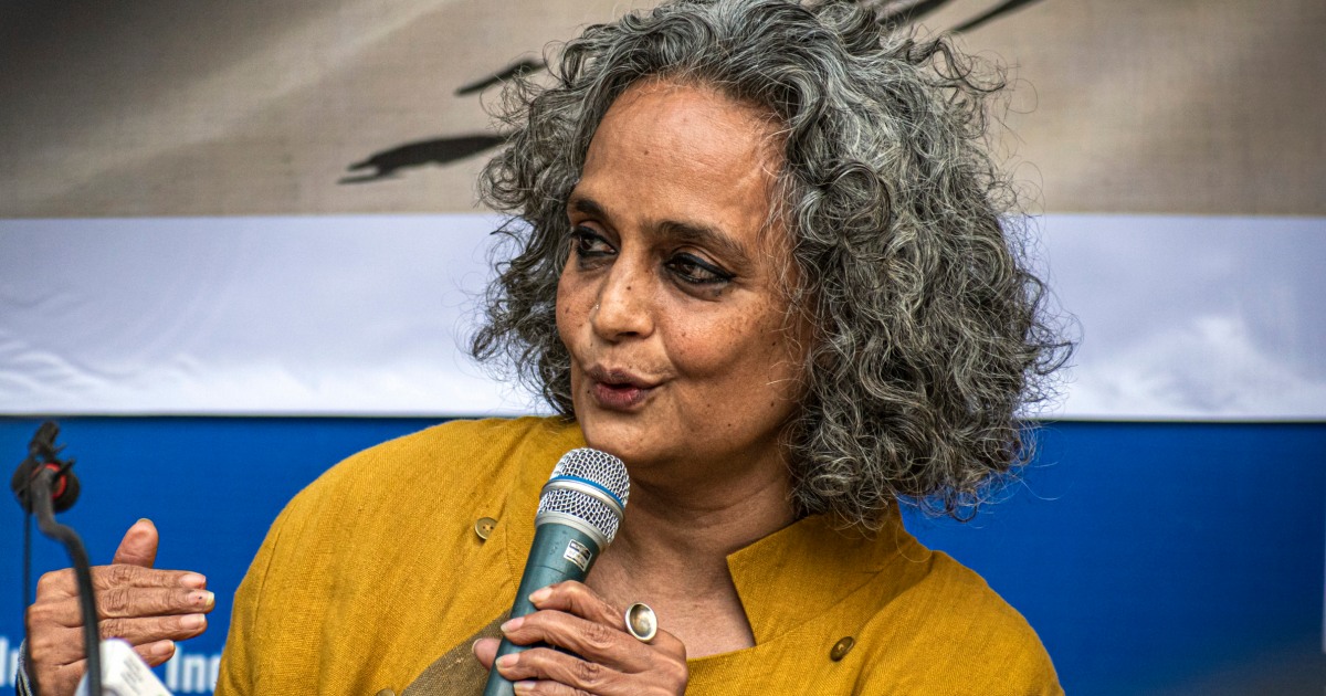 Prosecuting Arundhati Roy is a big red flag for India's free speech