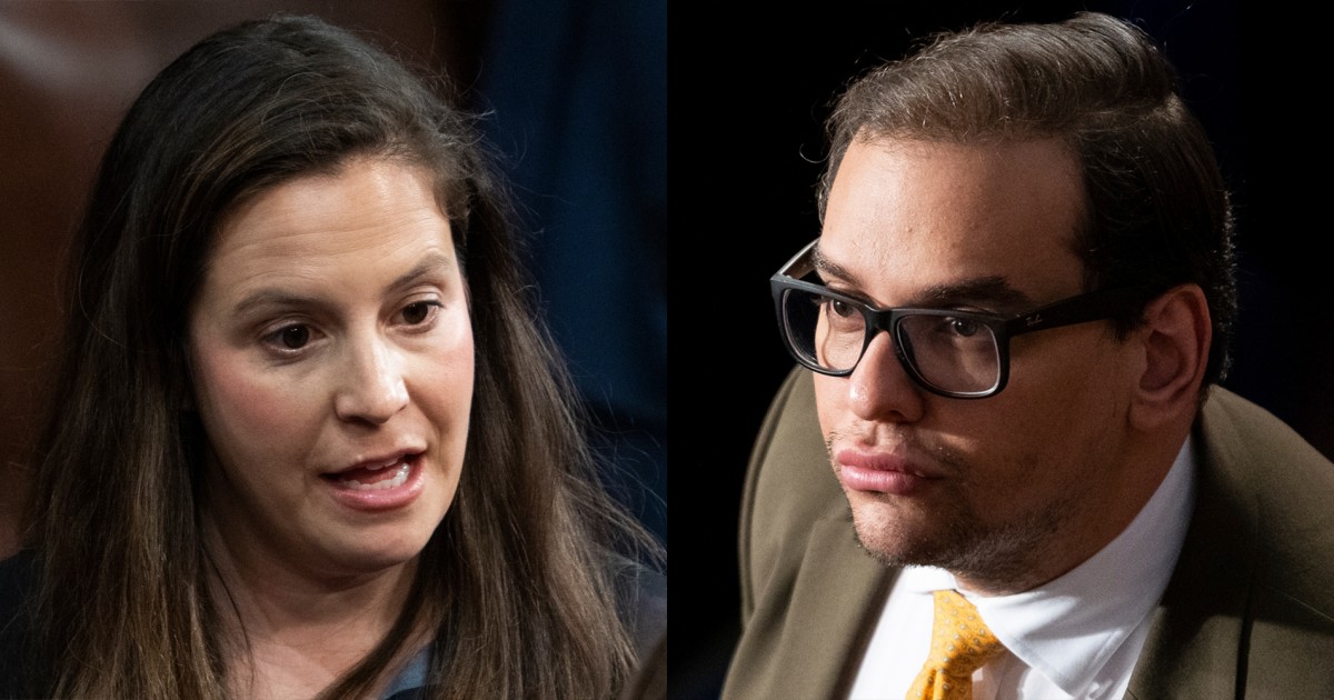 If George Santos stays in the House, GOP Congresswoman Elise Stefanik ...
