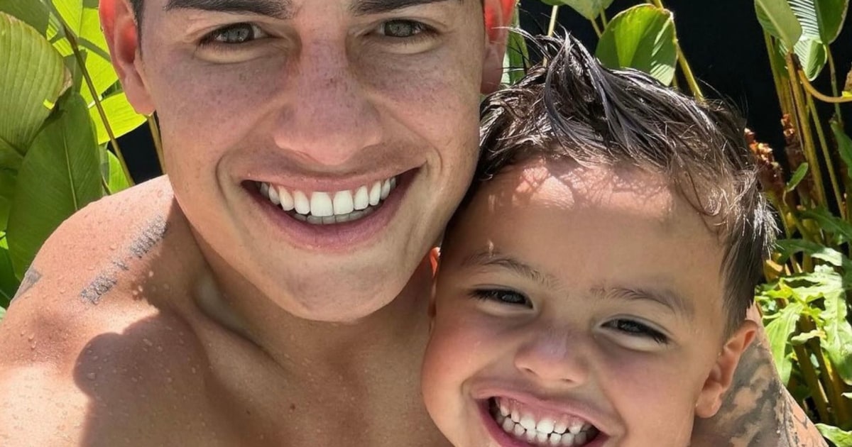 James Rodríguez comparte amorosa felicitación a su hijo Samuel