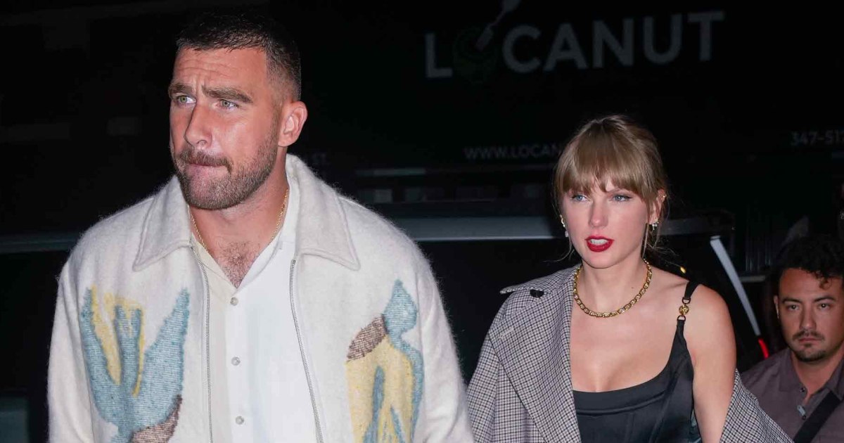 La foto de Travis Kelce y Taylor Swift ¡agarrados de la mano!