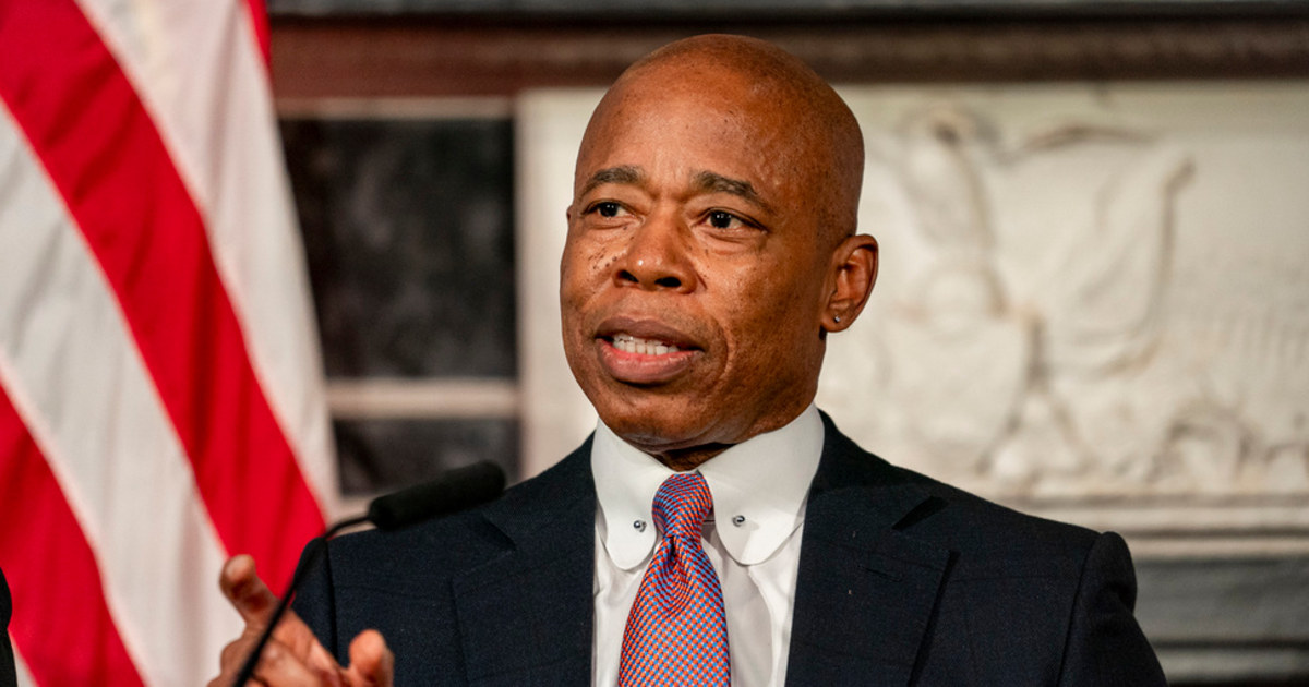 Presentan cargos criminales a Eric Adams, alcalde de Nueva York, por ...