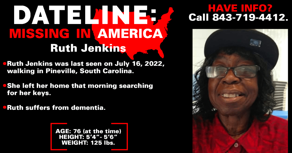 Son hoping for safe return in July 2022 disappearance of South Carolina ...