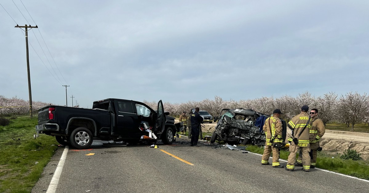 At least 8 dead and one injured in head-on collision in California ...