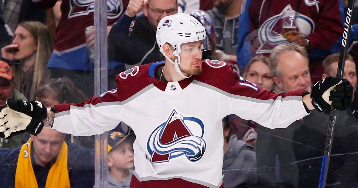 Colorado Avalanche player suspended for 6 months just one hour before ...