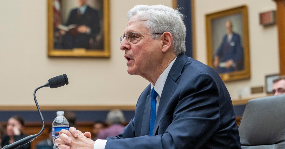 Attorney General Merrick Garland hits back at GOP's 'unprecedented ...