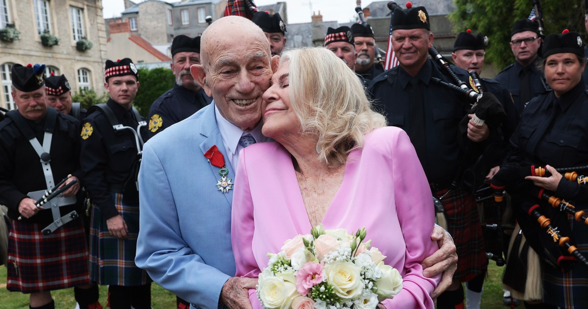 D-Day veteran Harold Terens, 100, marries in Normandy