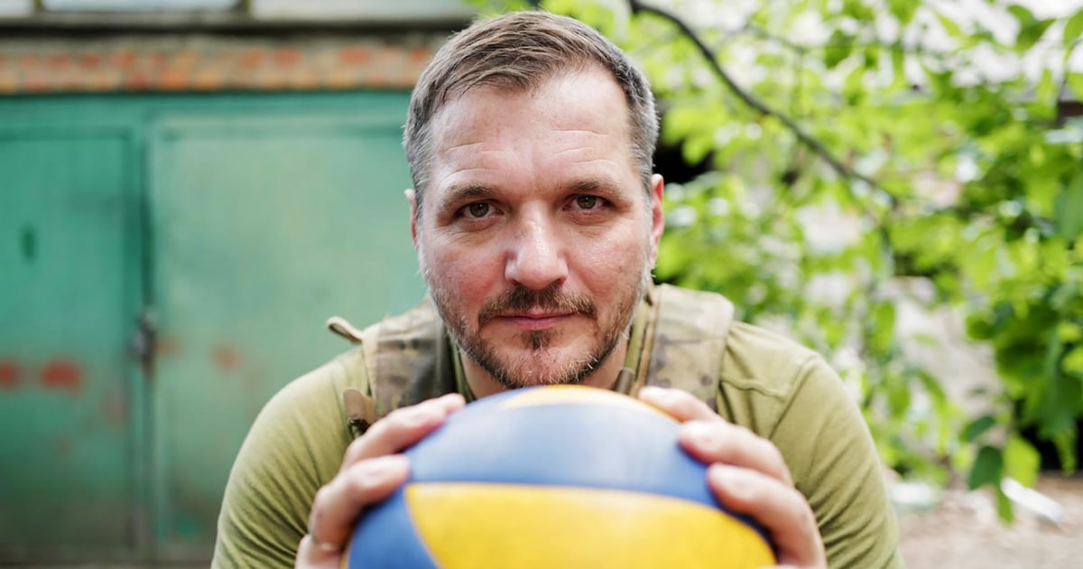 Ukrainian Paralympian practices his spike when he’s not flying drones ...