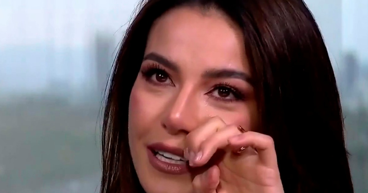 Julia Gama llora al hablar de su truene con Rafael Nieves