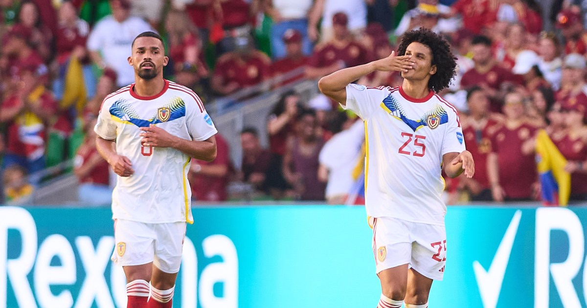 Venezuela golea a Jamaica y es líder del Grupo B de Copa América 2024