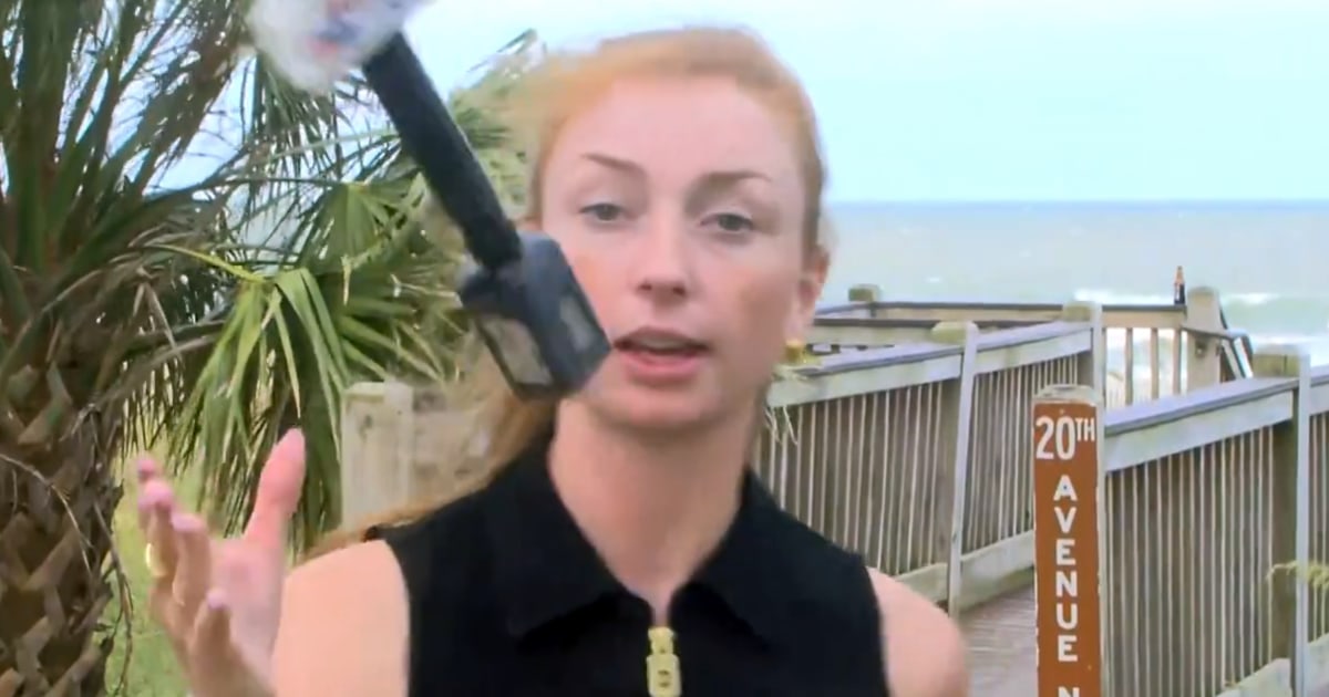 Reporter goes viral for her smooth mic toss when she was unknowingly ...