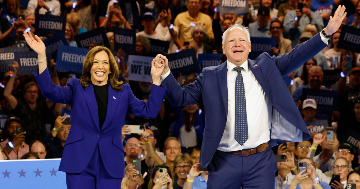 Kamala Harris and Tim Walz campaign in Georgia, while JD Vance to ...