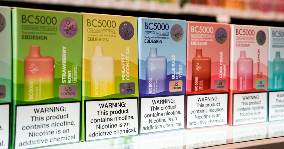 CDC and FDA find youth vaping drops to lowest level in a decade