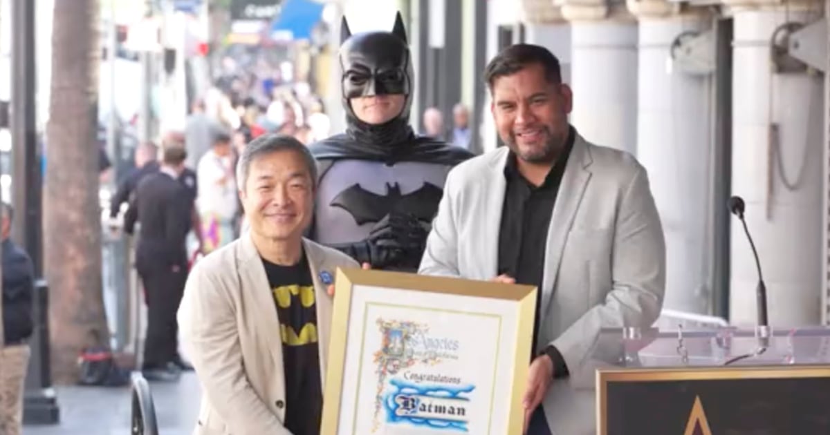 Batman: Primer superhéroe con estrella en el Paseo de la Fama de Hollywood