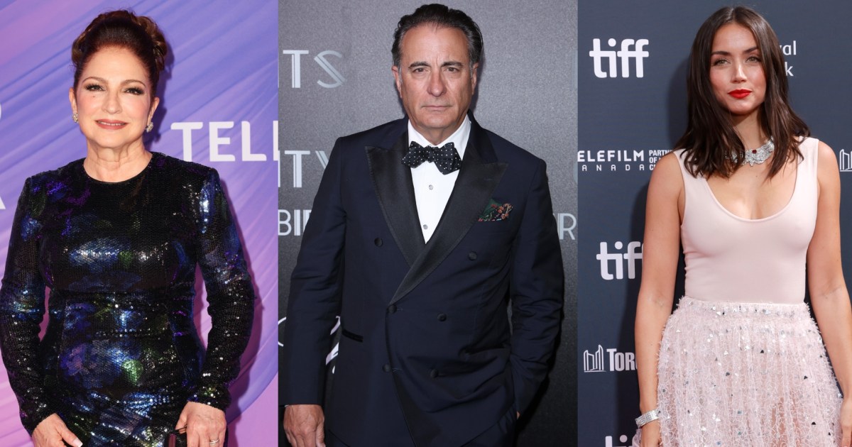 Gloria Estefan, Andy García y Ana de Armas, fieles a sus raíces hispanas