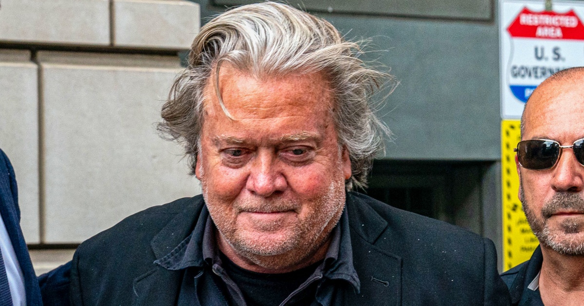 Steve Bannon released from prison after serving contempt of Congress ...