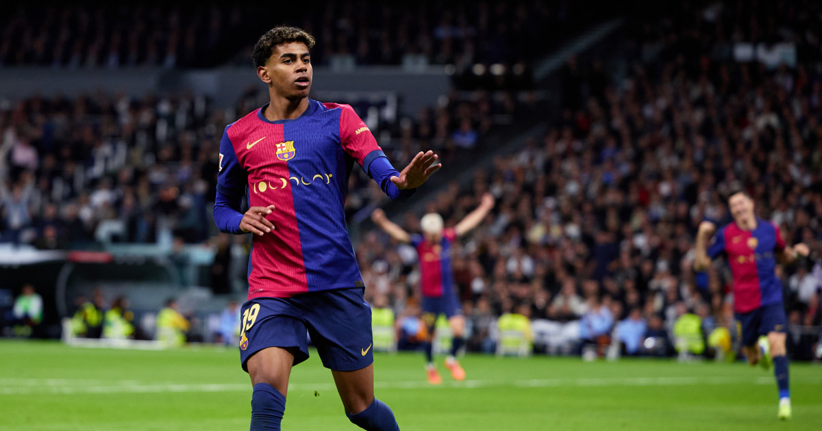 Lamine Yamal le robó el show a Kylian Mbappé en el Clásico de España