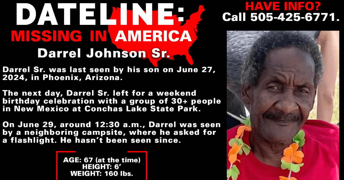 Disappearance of Arizona man in New Mexico state park remains mystery | Dateline