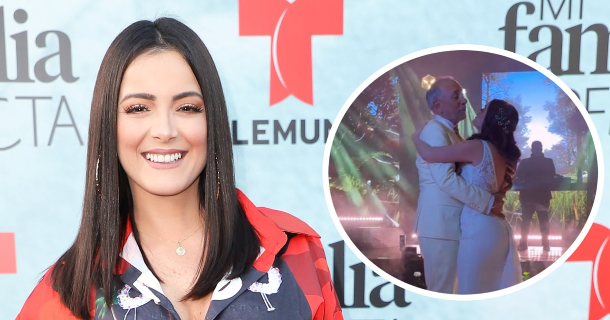 Así fue la boda religiosa de Daniella Navarro y su esposo en Colombia