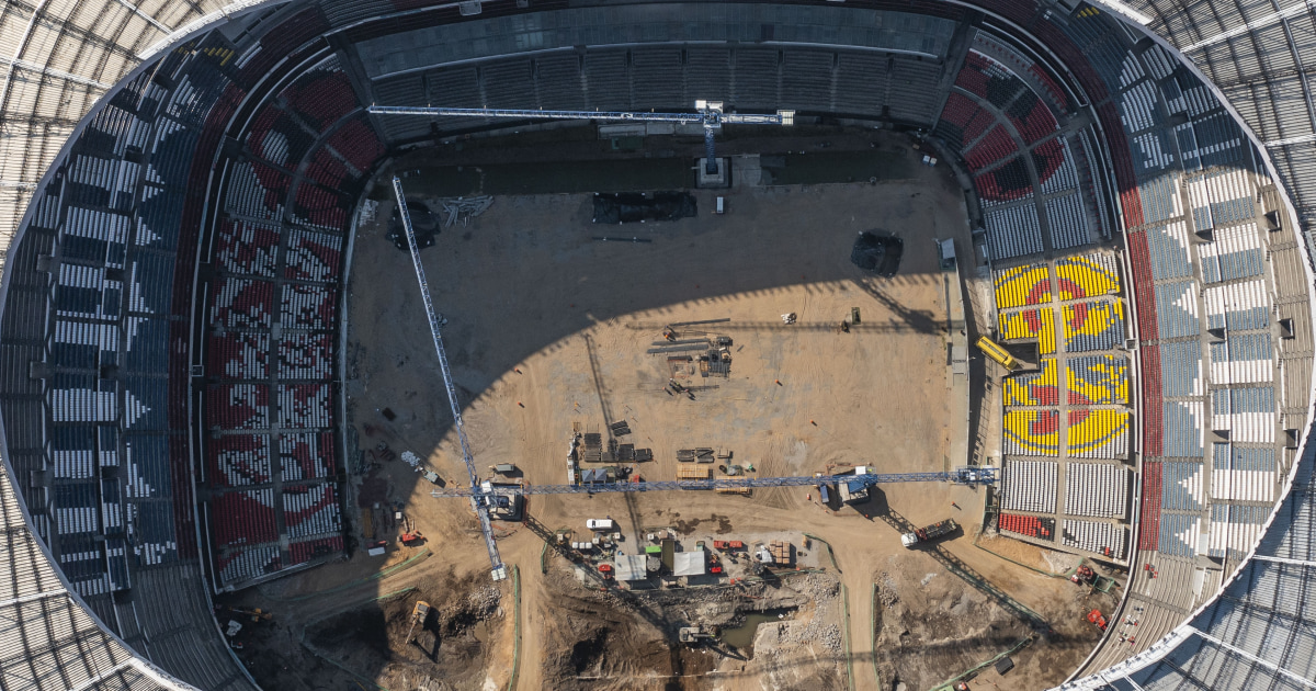Así van las remodelaciones del Estadio Azteca para la Copa Mundial de ...