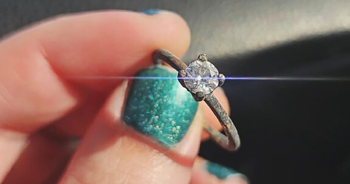 Altadena couple find engagement ring in rubble of where their home once was