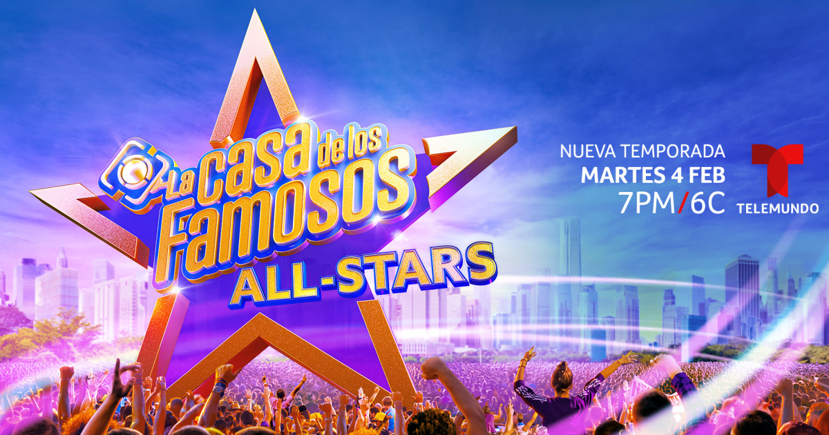 La Casa de los Famosos All-Stars estrena el 4 de febrero en vivo