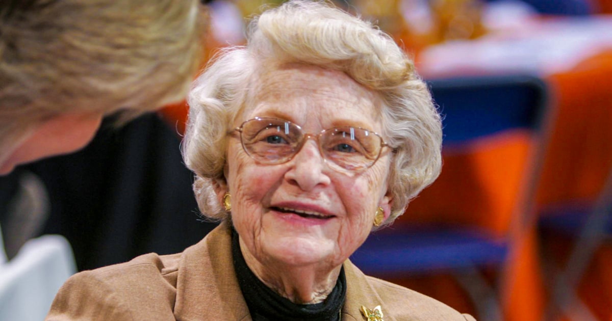 Chicago Bears owner Virginia McCaskey, the daughter of George Halas ...