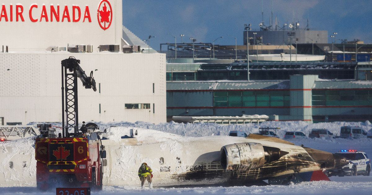 Delta Flight Overturns at Toronto Airport, Injuring at Least 15 | VT News