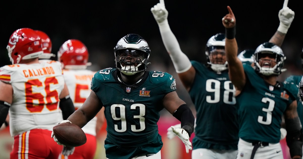 Los Eagles de Philadelphia ganan el Super Bowl: vencen a los Chiefs de Kansas City 40-22