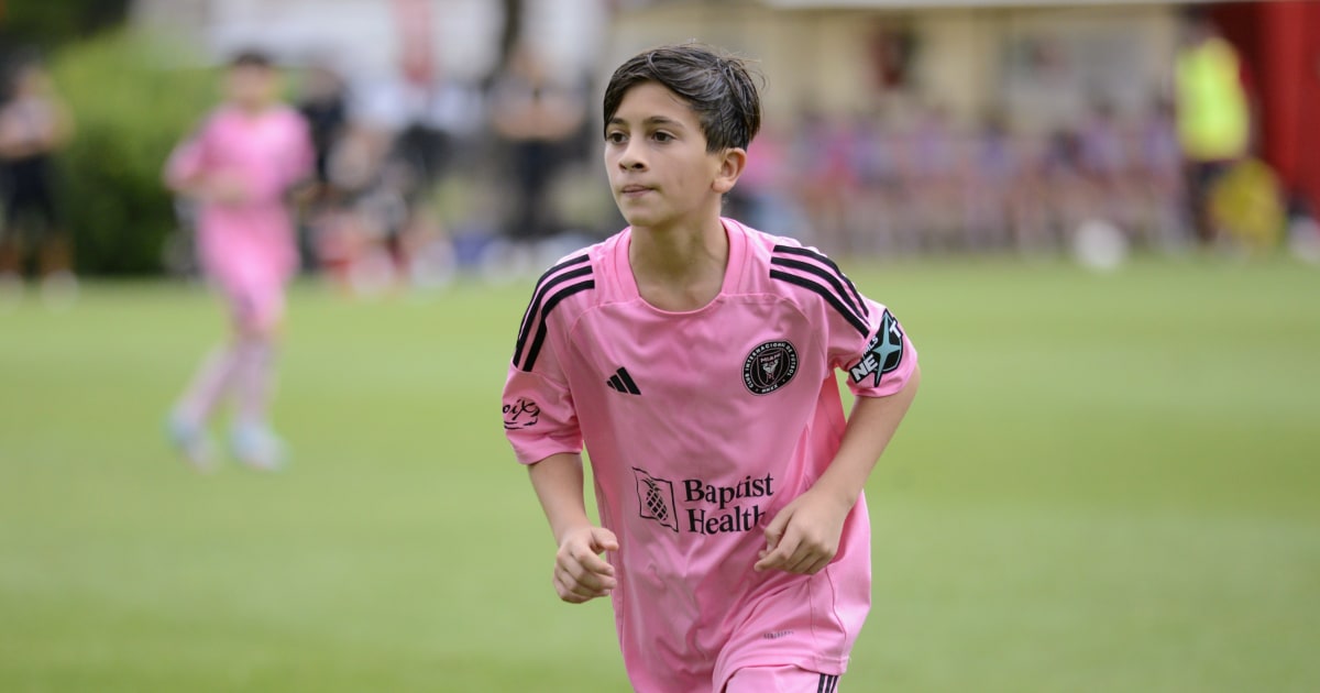 ¡De 10! La calidad goleadora de Thiago Messi y Cristiano Ronaldo Jr.