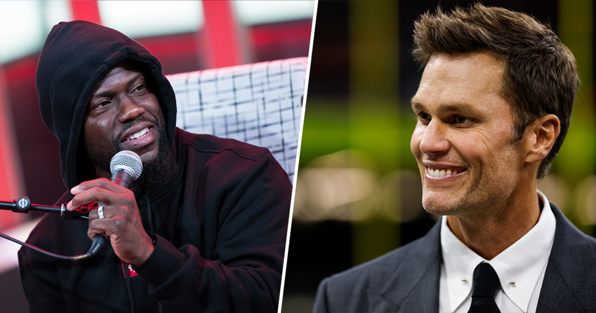 Tom Brady pokes fun at Kevin Hart during Super Bowl broadcast
