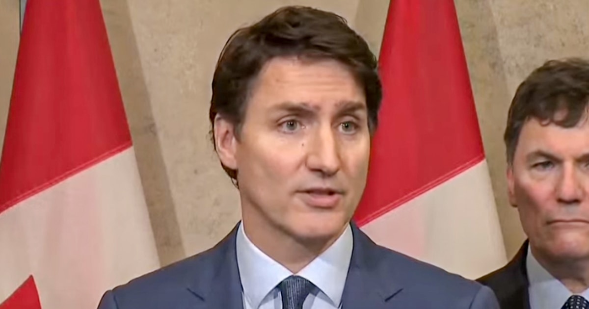 Trudeau califica de “tontos” los aranceles de Trump a Canadá y dice que ...