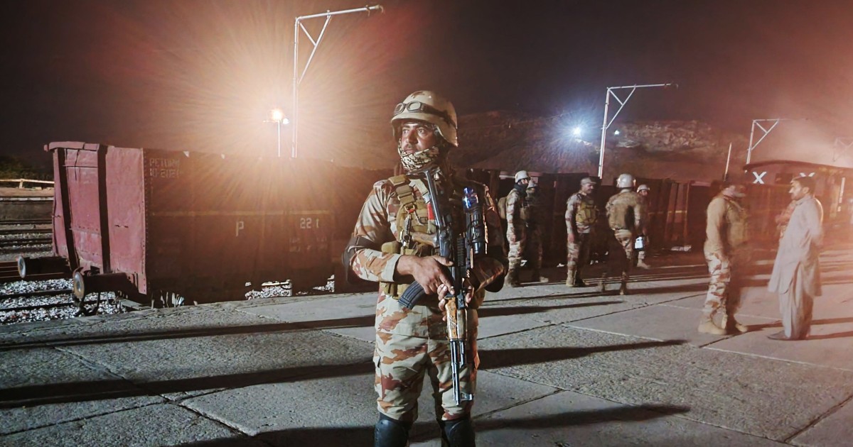 Separatists say they have taken hostages in Pakistan train attack