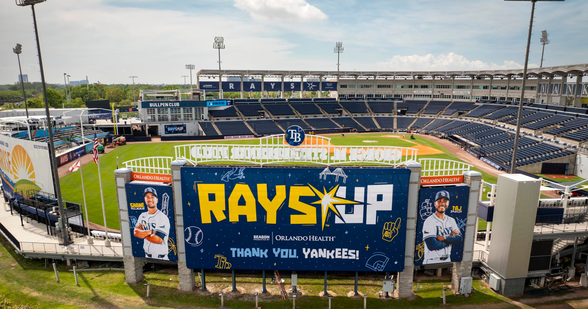 Inside the Tampa Bay Rays' rush to transform a spring training field to ...
