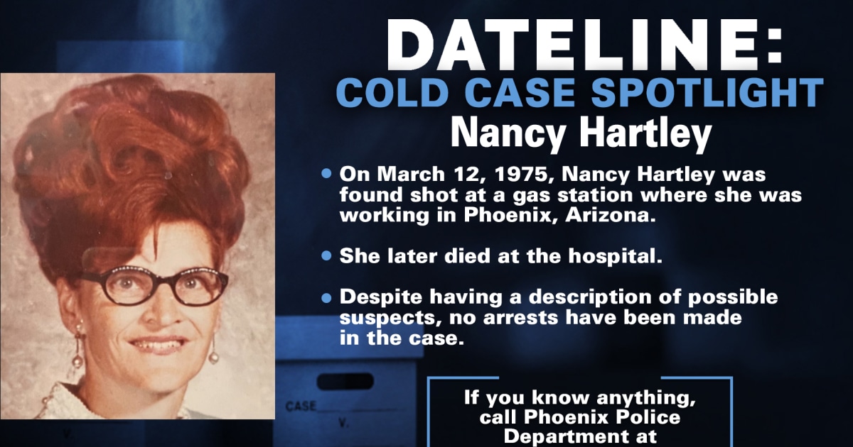 Murder of Nancy Hartley in Phoenix remains unsolved 50 years later ...