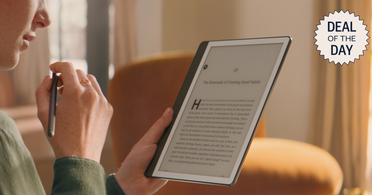 Amazon Kindle Scribe is at its Lowest Price Ever: Deal of the Day