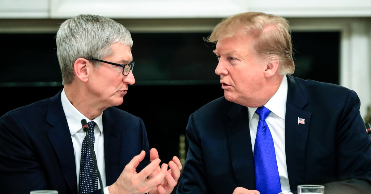 Tim Cook to join Trump at White House for Apple investment announcement