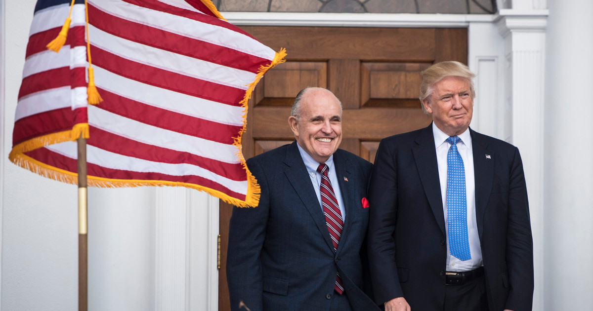 Trump says he will award Rudy Giuliani the Presidential Medal of Freedom
