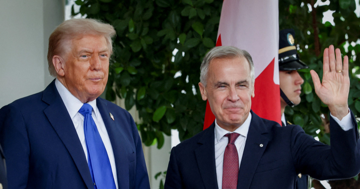 Trump talks 'love' and 'conflict' with Carney during Canadian prime ...