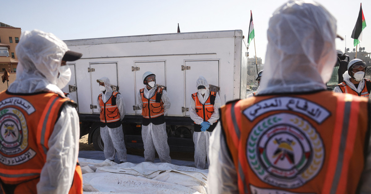 In Gaza, a mass burial offers little closure and new questions