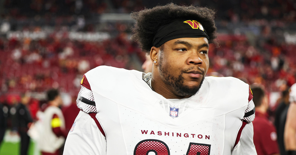 Commanders' Daron Payne was suspended for a game for hitting Amon-Ra St ...