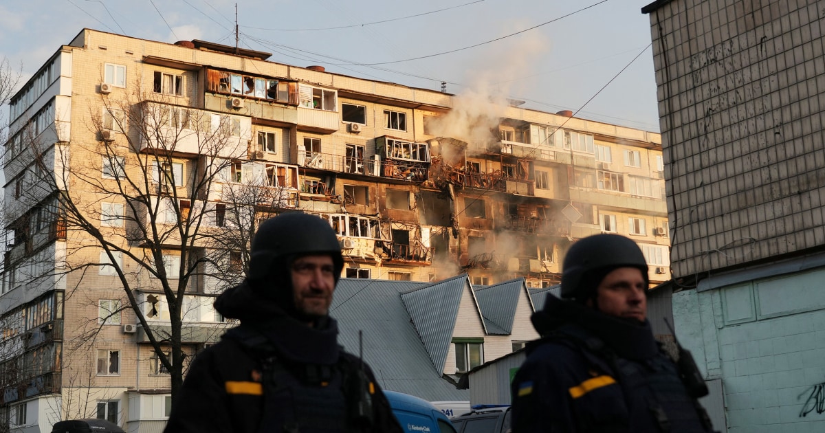 Russia's massive attack on Kyiv kills 4, injures 29