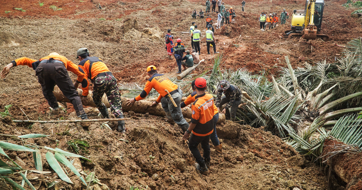 Landslides in Indonesia's Central Java leave at least 18 dead and ...
