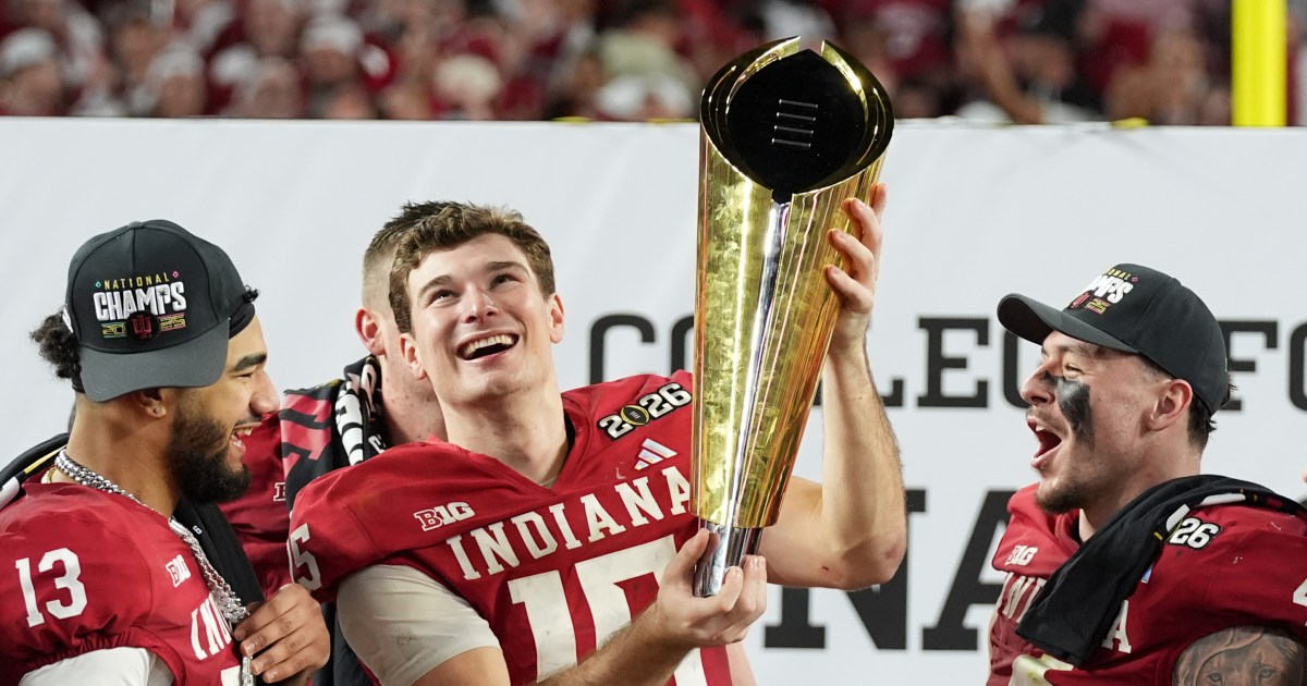 CFP championship live updates: Indiana defeats Miami 27-21 as Cignetti ...