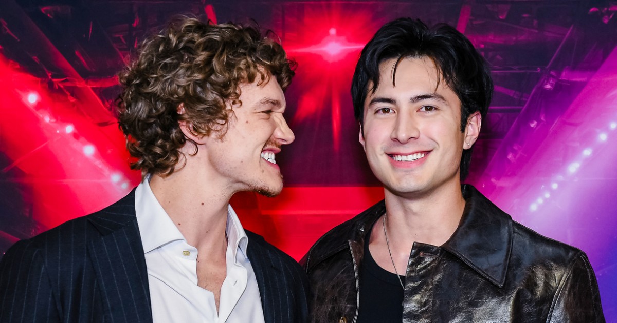 'Heated Rivalry' actors Hudson Williams and Connor Storrie running with ...