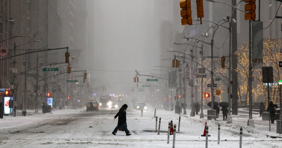 Over a foot of snow forecast for tristate area as 26 million people ...