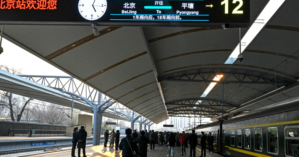 First train to Pyongyang in six years set to leave Beijing as neighbors ...