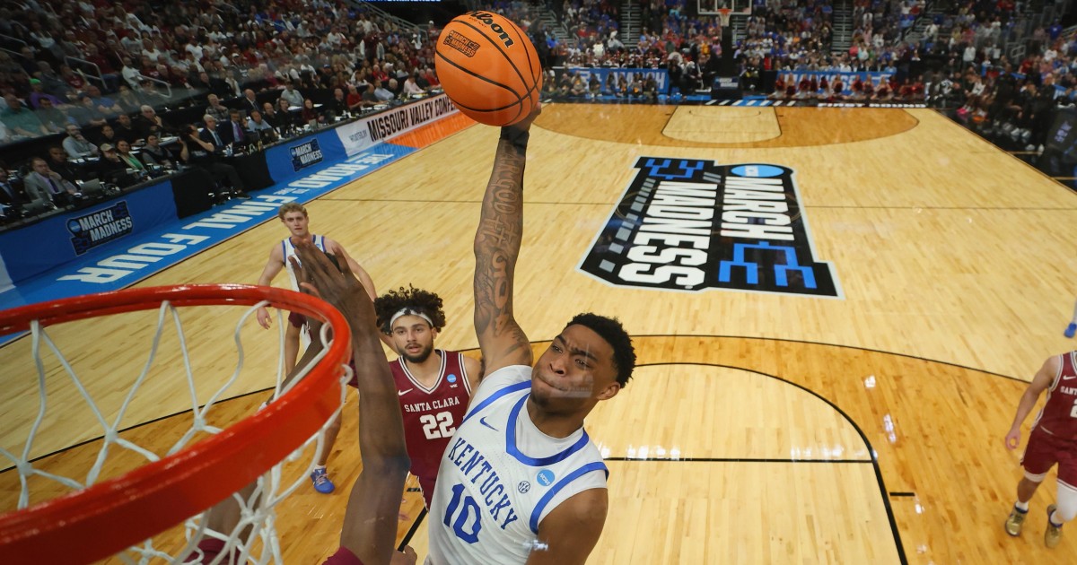 2026 March Madness men's and women's results: Kentucky beats Santa ...