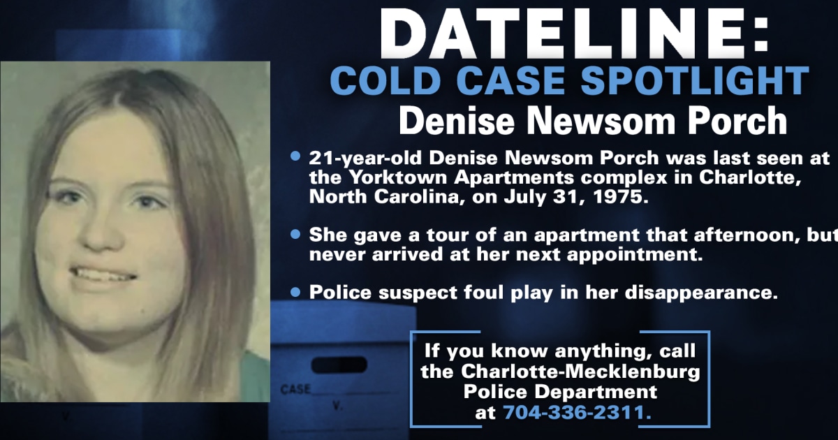 Newlywed Denise Newsom Porch went missing from her North Carolina ...